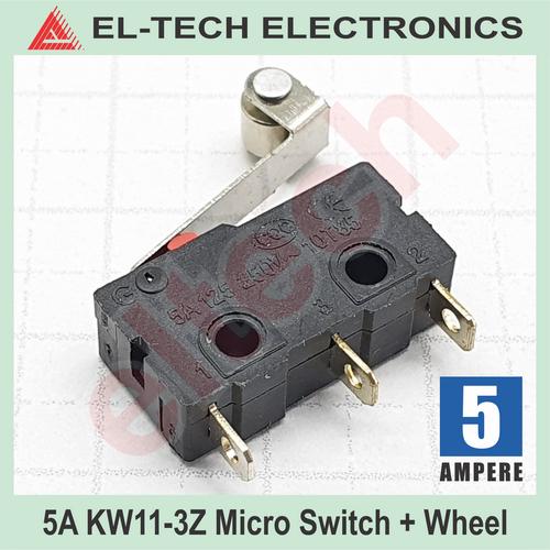 Jual 5A Micro Mikro Limit Switch KW11-3Z With Wheel Dengan Roda - Metal-Wheel - Kota Surabaya ...
