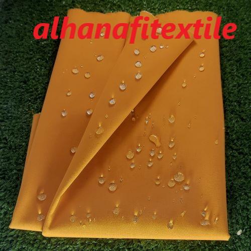 Jual bahan kain anti air waterproof Taslan Kuning busuk lebar 150 cm ...
