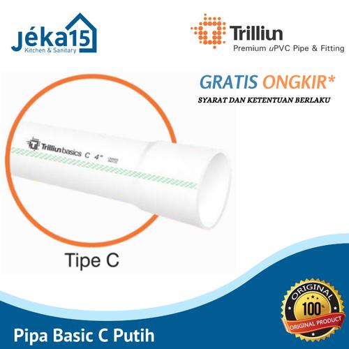 Jual PIPA PVC BASIC TRILIUN C / PIPA BASIC TRILIUN BERBAGAI UKURAN/TYPE ...