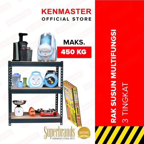 Jual KENMASTER RAK 3 SUSUN SERBAGUNA BESI Multipurpose Penyimpanan ...