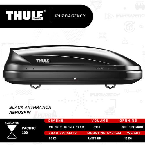 Jual Thule Roof box pacific 100 - Black aeroskin - Jakarta Pusat ...