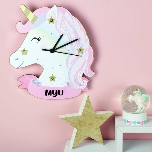 Jual Jam Dinding Anak Ukir Karakter Dino Unicorn Heli Rocket Banyak ...