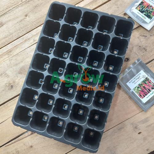 Jual Pottray Trai Tray Semai Benih Tanaman 35 & 50 Hole Lubang/Mini ...