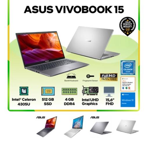 Jual Asus VivoBook 15 A509 Intel N4305U 15.6 FHD 8GB SSD 512GB W10 Office - MEMORI 4GB - Jakarta ...