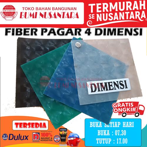 Jual FIBER PAGAR 4 DIMENSI PIBER PAGAR VIBER PAGAR PENUTUP PAGAR ...