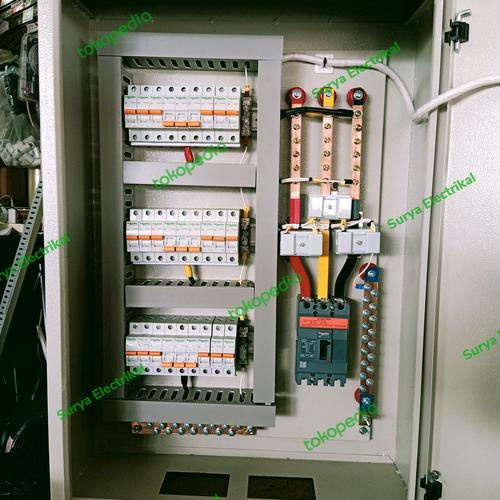 Jual panel pembagi listrik 3 phase 50amper / box panel outdor 50x70 ...