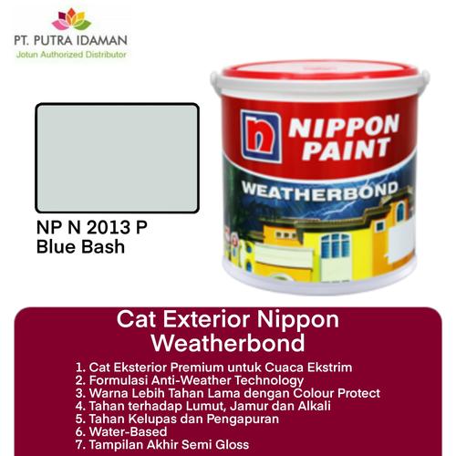 Jual NIPPON PAINT WEATHERBOND EKSTERIOR 2,5 LITER - BLUE BASH - Jakarta ...
