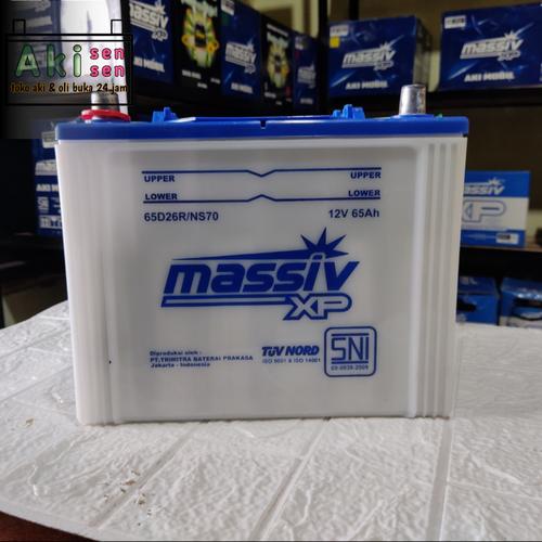 Jual accu aki basah truck mitsubishi fuso canter massiv original - Kota ...