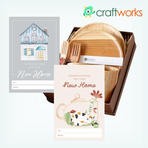 Jual KARTU UCAPAN RUMAH BARU / HOUSEWARMING CARD - Abu-abu - Kab ...