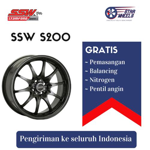 Jual Velg Mobil SSW S200 CE28 R17 x 7,5 Pcd 4x100 ET +40 - ABDS/LPBR ...