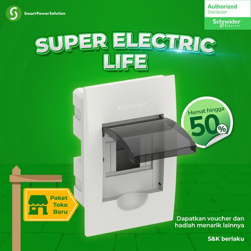 Promo Schneider Box Mcb 4 Module Tanam - DOMH12104F - Jakarta Pusat ...