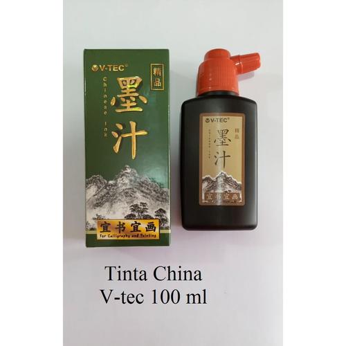Jual VTEC Tinta China Kaligrafi 100 ml Chinese Ink Tinta Cina V-Tec+ ...