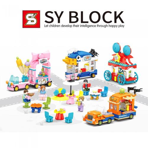 Promo SY 5211 - 5214 SY Block Truck Shop Series Terbaru 2022/ Bricks ...
