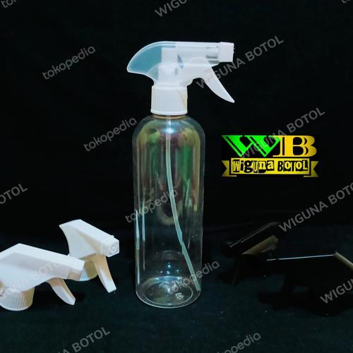 Jual Botol Spray 500 ML Clear / Botol Kispray 500ml model Tinggi ...