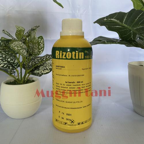 Jual Insektisida Rizotin 100EC 500ml pembasmi hama perusak daun tanaman ...