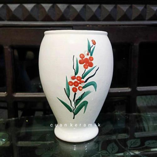 Jual vas/pot bunga keramik guci jumbo - navy - Kota Malang - Cuan ...