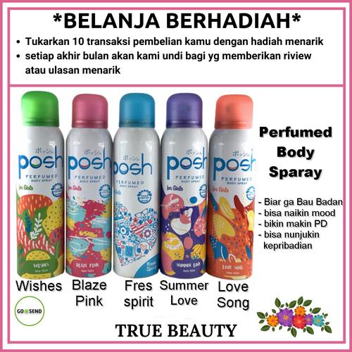Jual POSH PARFUM BODY SPRAY GIRL LADY 150ml - fresh spirit - Jakarta ...