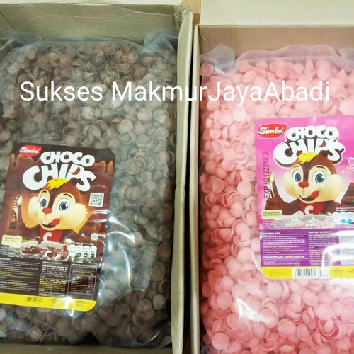 Jual Simba choco chips/sereal/koko krunch kiloan kemasan 1 kg. Kualitas ...