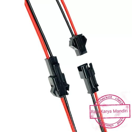 Jual Soket Socket Sambungan 2 PIN Terminal kabel Male Female Konektor ...