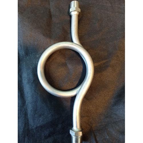 Jual Syphon Pressure Gauge Type O, SS 316 1/2 NPT Male to Male ...