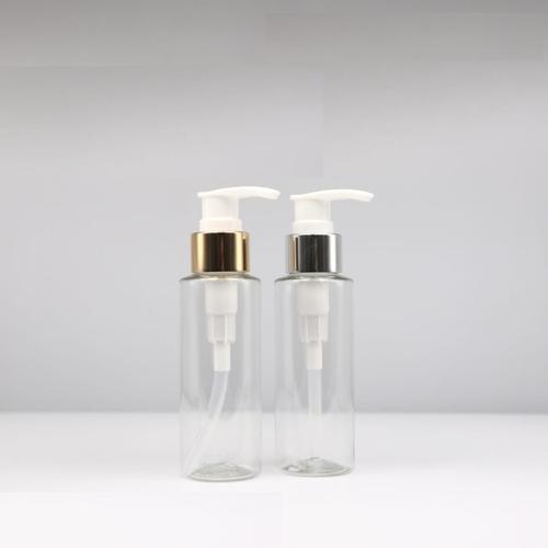 Jual BOTOL 100ML RF BENING PUMP GOLD SILVER / BOTOL PLASTIK 100 ML ...
