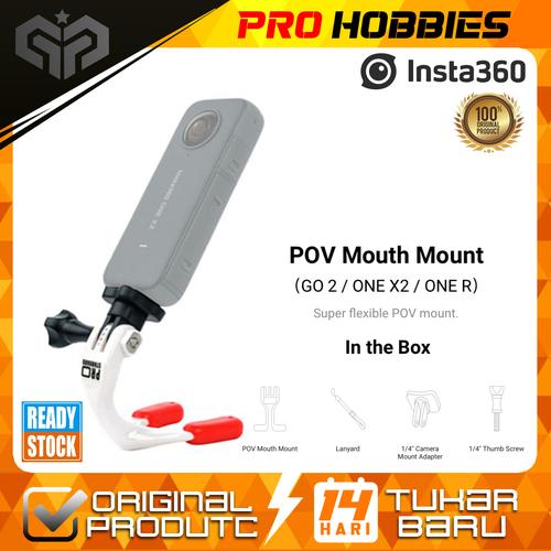 Jual Insta360 POV Mouth Mount for Insta360 ONE X2 ONE R GO 2 - Jakarta ...