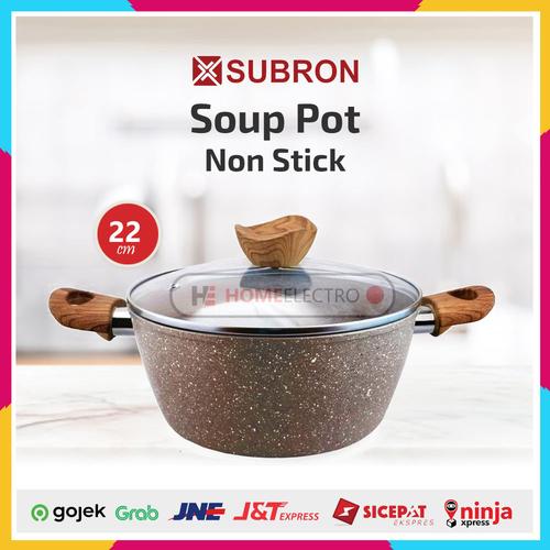 Jual Subron Soup Pot Panci Sup 22 cm Teflon Anti Lengket Non Stick ...