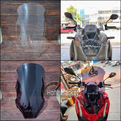 Jual VISOR ADV 150 PANJANG TINGGI WINDSHIELD ADV 150 MODEL TINGGI ...