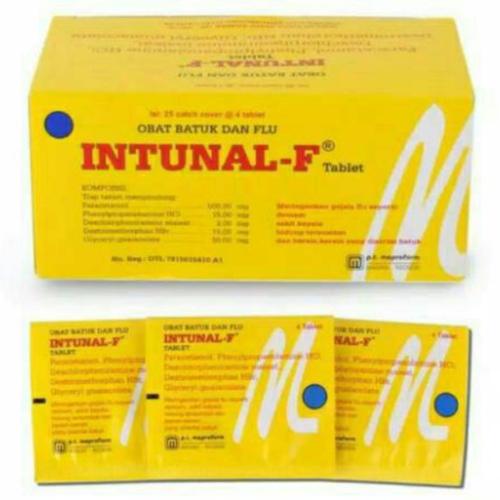 Jual INTUNAL-F STRIP ISI 4 TABLET, obat batuk pilek - Kota Tangerang ...