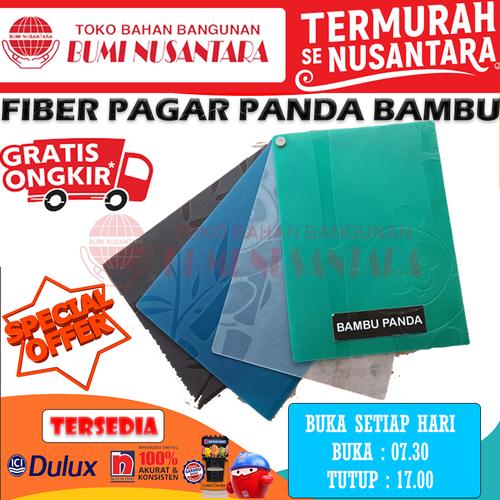Jual FIBER PAGAR BAMBU PIBER PAGAR VIBER PAGAR PENUTUP PAGAR FIBER ...