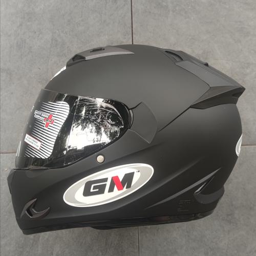 Jual HELM FULL FACE GM RACE PRO 1 VISOR POLOS BLACK DOF PRIA WANITA ...