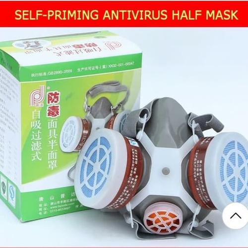 Jual masker gas beracun anti debu asap cat spray polusi kimia anti ...
