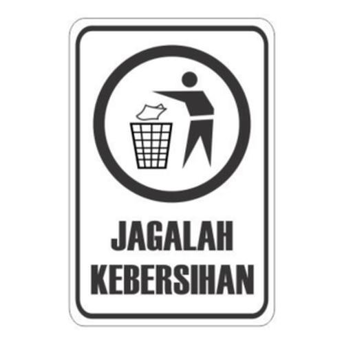 Jual Rambu Sign Jagalah Kebersihan - Kota Depok - Super Metro | Tokopedia