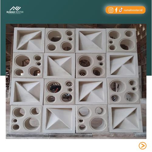 Jual Roster Beton/Roster Modern Minimalis/Kombinasi Arraw-Polkadot (2 ...