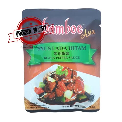 Jual BAMBOE Bumbu Instant Saus Lada Hitam / Black Pepper Sauce HALAL 50 ...