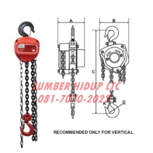 Jual WIPRO - KATROL (CHAIN BLOCK) "SUPER" 1.5 Ton x 3M - Jakarta Barat ...