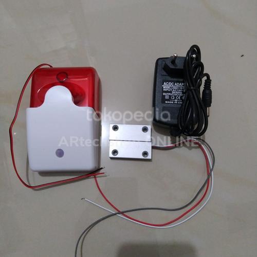 Jual paket alarm emergency door contact metal - Kota Tangerang ...