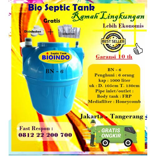 Jual septic tank 1000 liter, biotech, biotank, biofil, bioindo, tangki ...