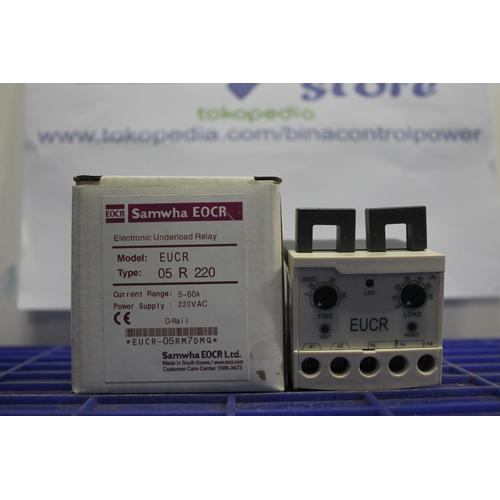 Jual Underload Relay, 5-60A, 220VAC-SMW-PR010-EUCR-05R 220-SAMWHA - Kab ...