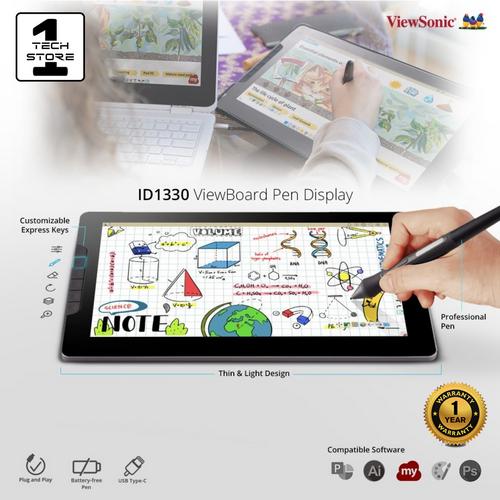 Jual Pen Display ViewSonic ViewBoard ID1330 |13" Screen Drawing Pad ...