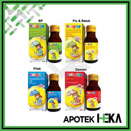 Jual Hufagripp Hijau Kuning Biru Merah 60 ml - Sirup Hufagrip Anak ...
