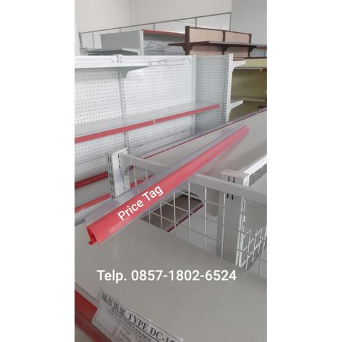 Jual Price Tag DC-15 / Price Rail / Mika Label Harga - Putih, Panjang ...