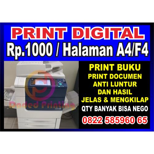 Jual PRINT DIGITAL warna & hitam putih KERTAS HVS - Jakarta Timur ...