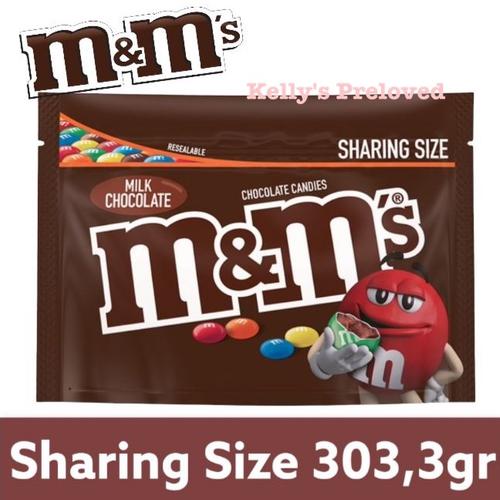 Jual M&M'S SHARING SIZE MILK CHOCOLATE CANDIES 10.7 oz | 303 gr MNM M&M ...