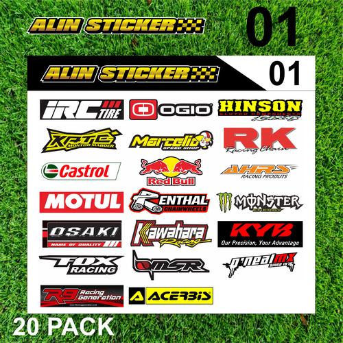 Jual Sticker Kata-Kata Pack Jumlah 20 Sticker Pack Logo, Kata Plus ...