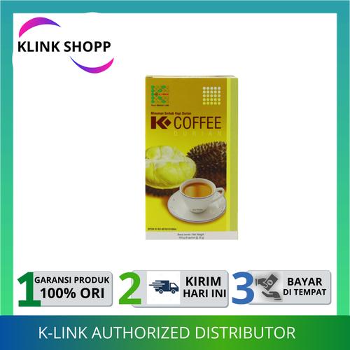 Jual K-Coffe Durian Original Klink Kopi Kesehatan Rasa Durian kopi ...