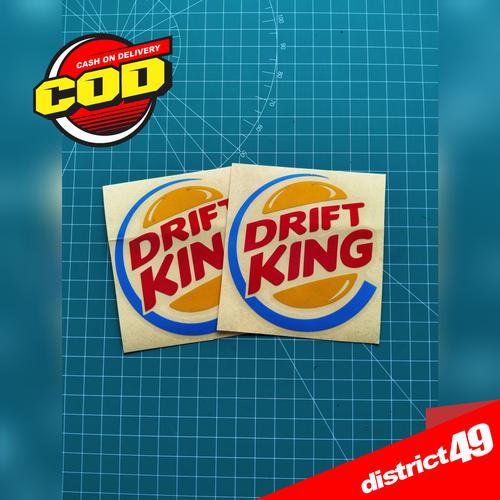 Jual Cutting sticker Drift King Stiker Drift King Stiker Mobil Racing ...
