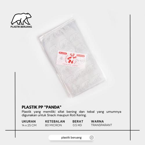 Jual Plastik PP Panda 14x25 Tebal 08 Bening Makanan Ringan Snack isi 0 ...