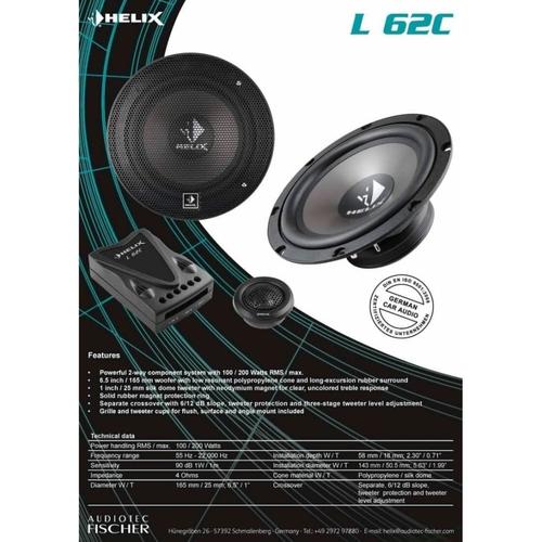 Jual HELIX L62C Speaker Split 2 Way Helix German Technology Original ...