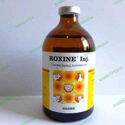 Jual Roxine Injeksi 20 Ml, Antibiotik Obat Flu hewan - Kab. Bogor ...